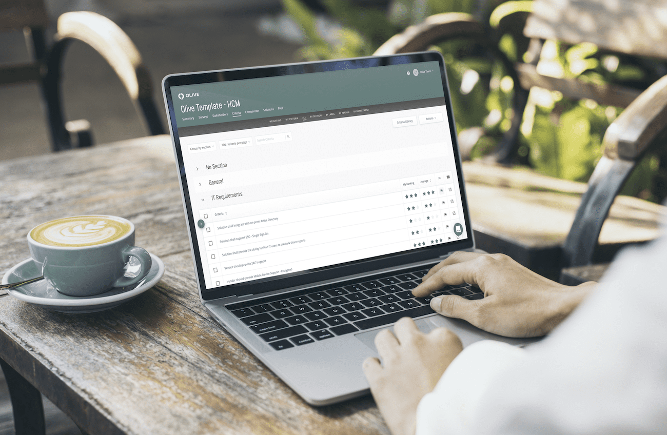 Reduce Your Technology Evaluation Time with Templates | Olive Technologies