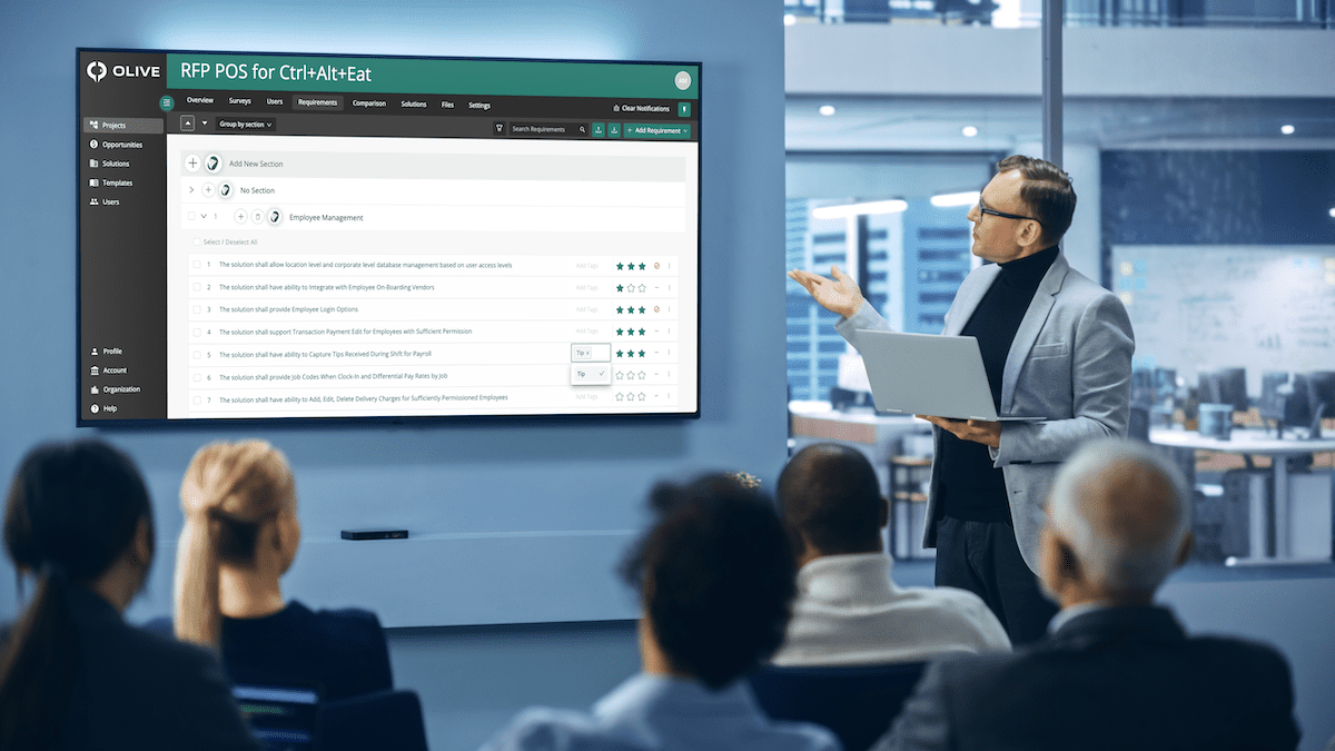 Create and Issue Software RFPs for Faster Tech Procurement | Olive ...