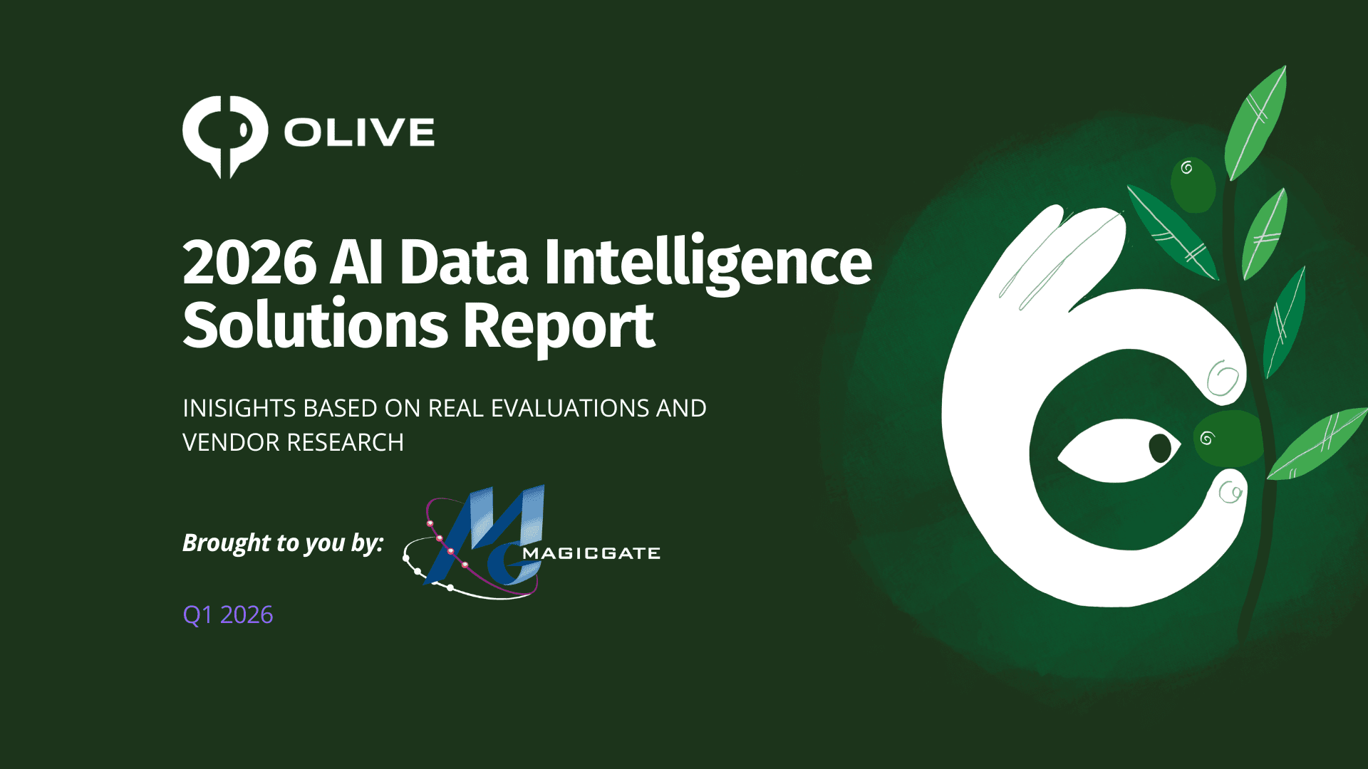 2026 AI Data Intelligence & Operational Analytics Report | Olive ...